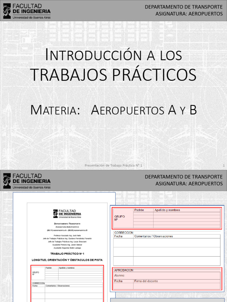 Presentación de Práctica TP #1 | PDF | Aeropuerto | Vehículos