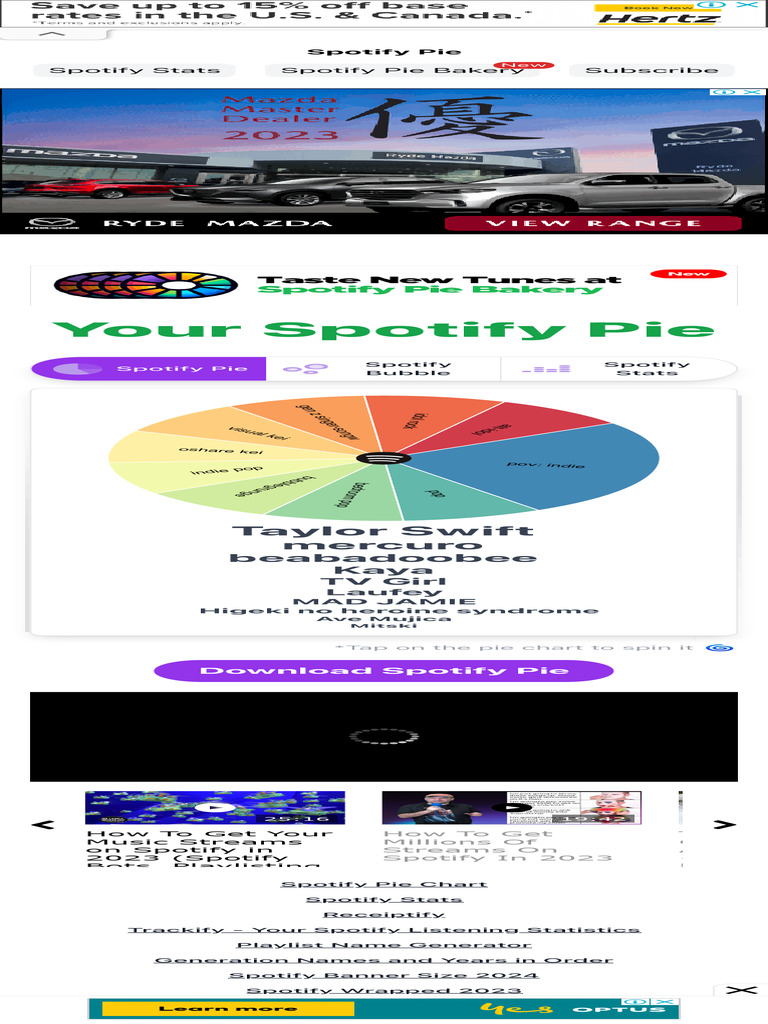 Spotify Pie | PDF