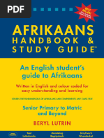 Grade 7 Afrikaans Study Notes | PDF | Noun | Part Of Speech