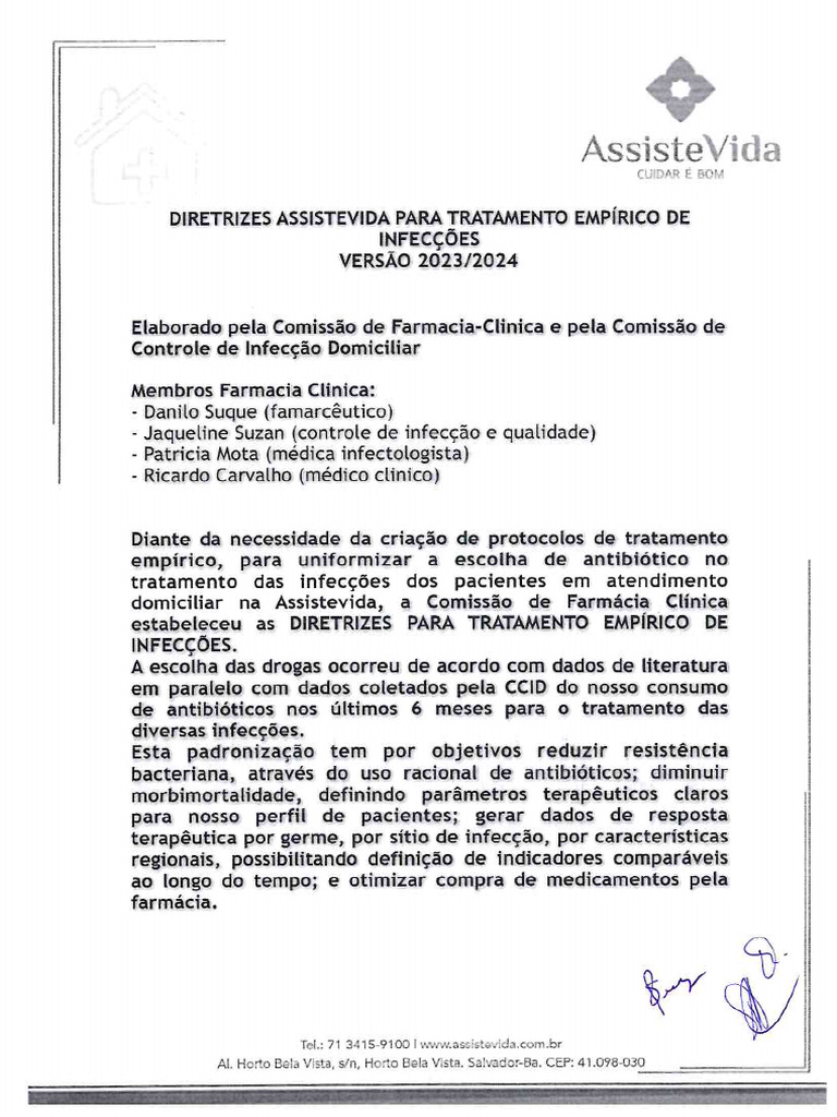 Protocolo de Atb . | PDF