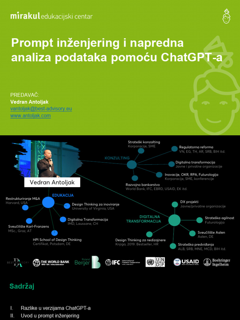 Webinar - Prompt Inženjering I Napredna Analiza Podataka - Prezentacija ...