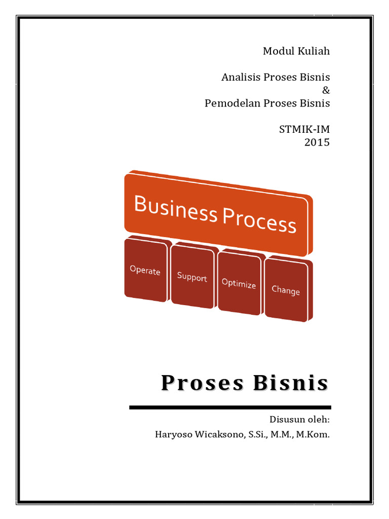 d095b Analisa Proses Bisnis Modul | PDF