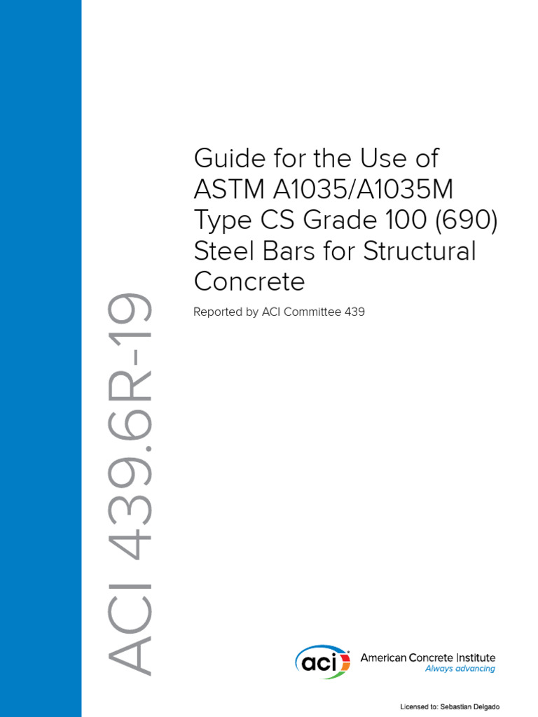 Aci 439.6R-19 | PDF