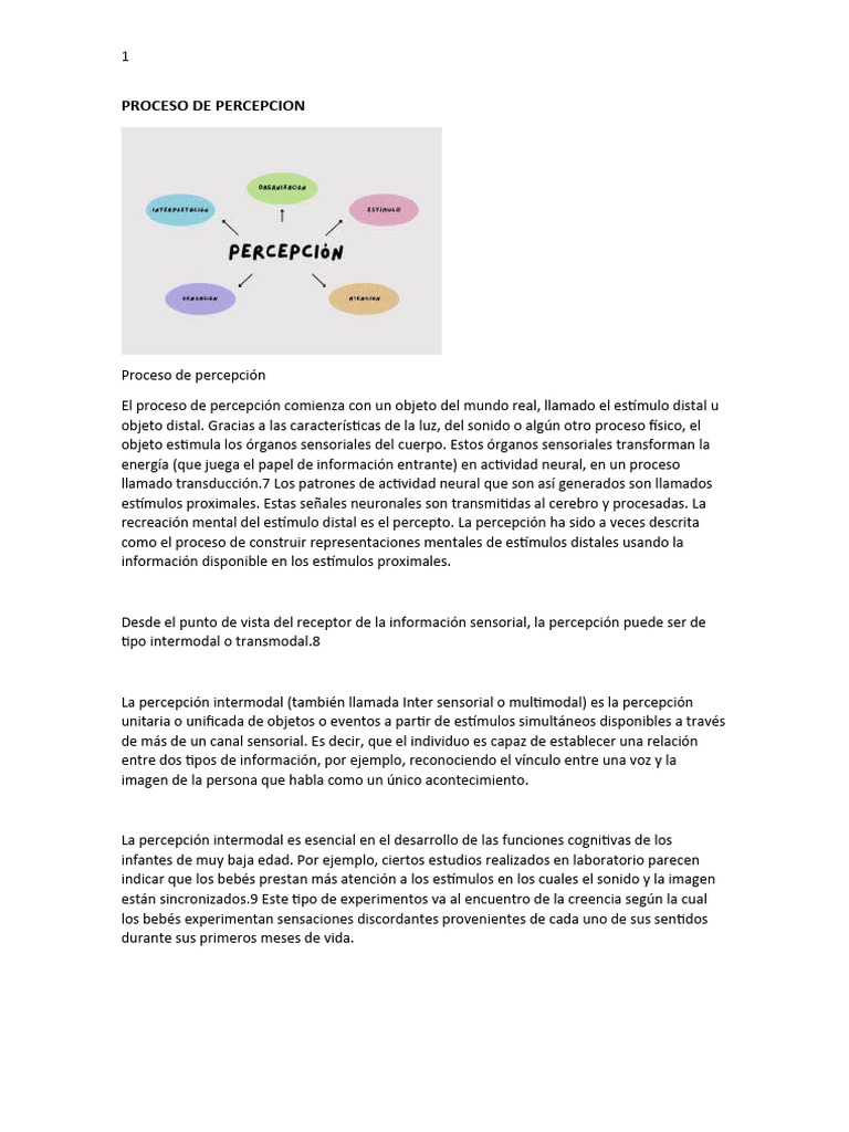 Percepcion Humana | Descargar gratis PDF | Percepción | Science