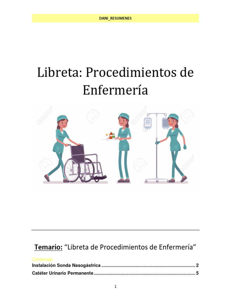 Libreta Procedimientos | PDF