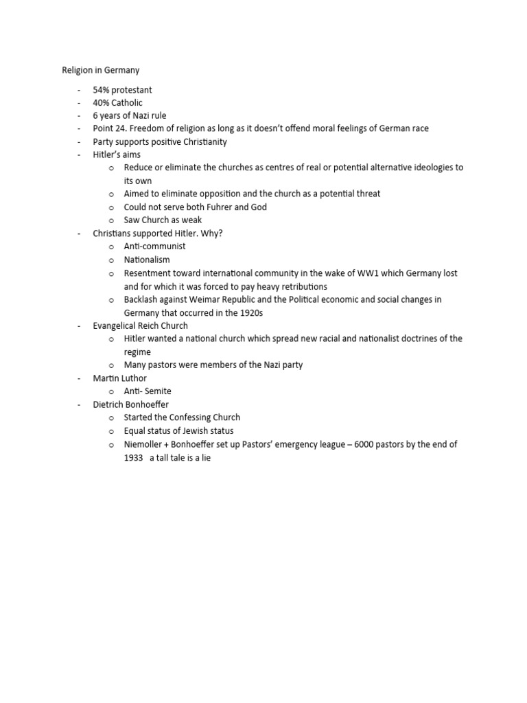 Religion in Germany | PDF