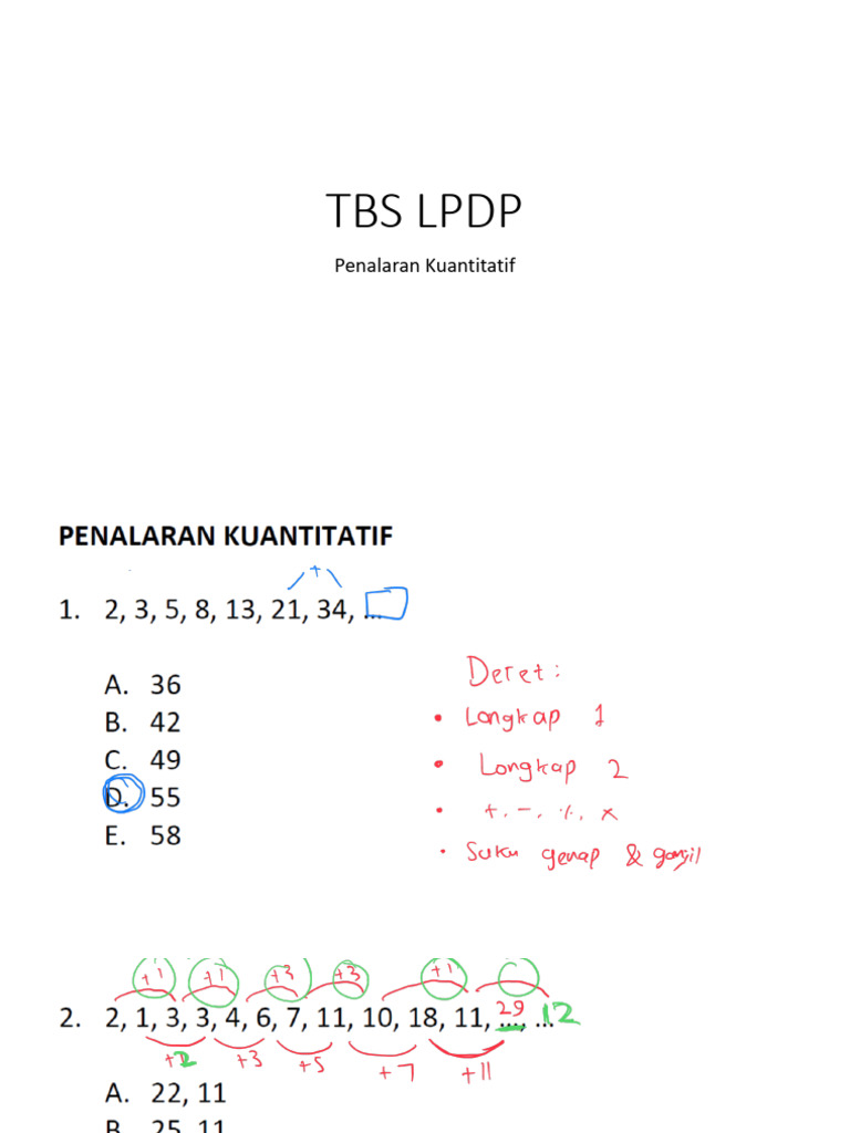 TBS 1 LPDP - Pembahasan-Coret-Coret | PDF