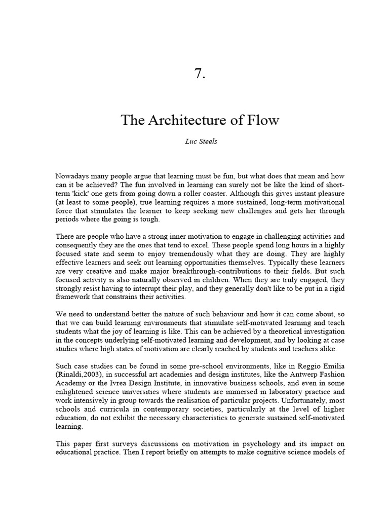 Architecture of Flow | PDF