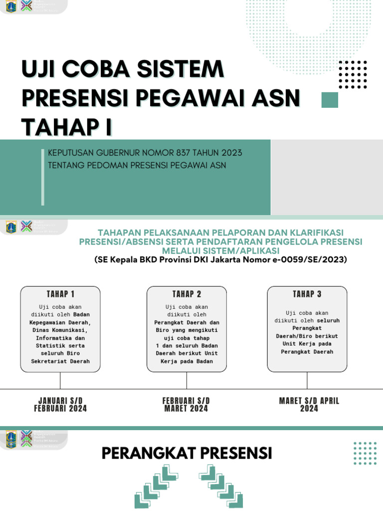 Uji Coba Sistem Presensi Tahap I | PDF
