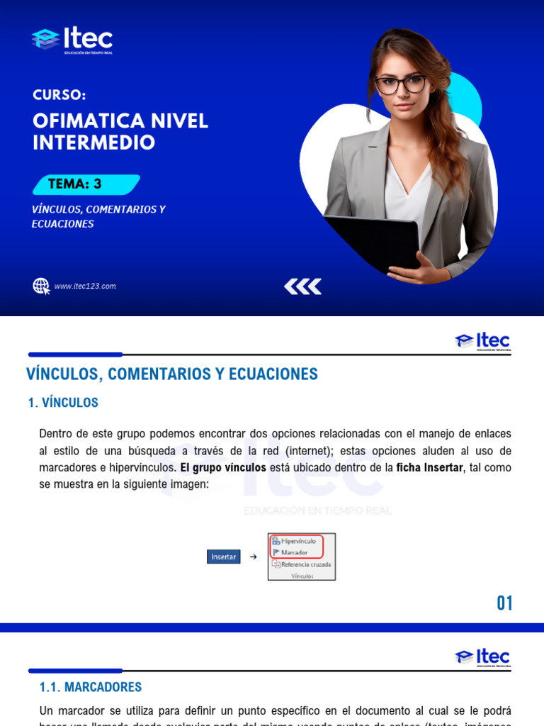 Tema 3 - Ofimatica Nivel Intermedio | PDF