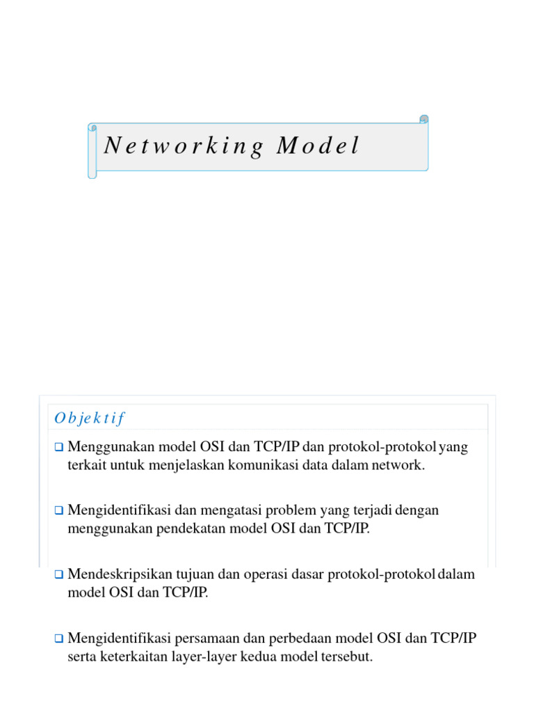 Networking Model | PDF