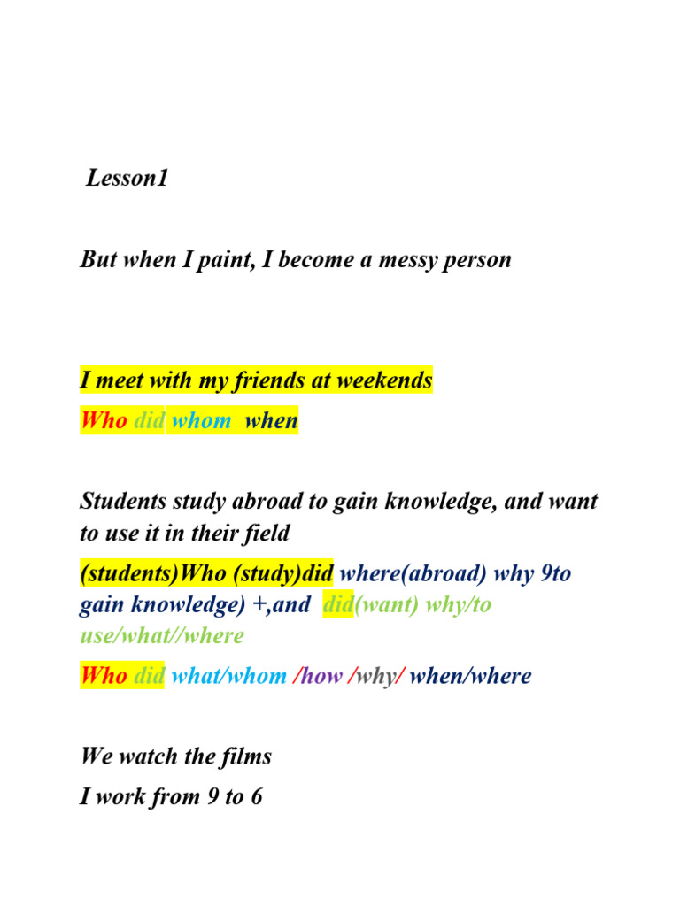 General Lessons 2 | PDF