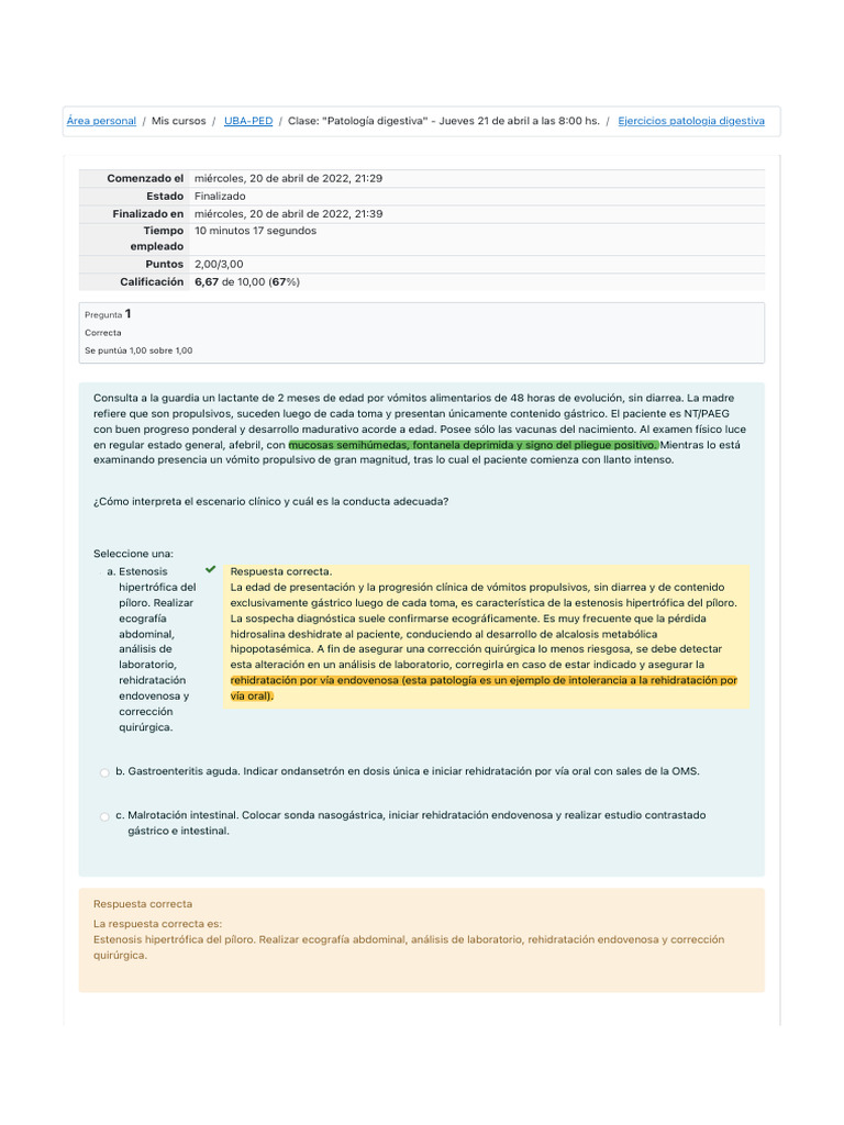 Patologia Digestiva Pediatrica | PDF | Enfermedades y trastornos | Medicina
