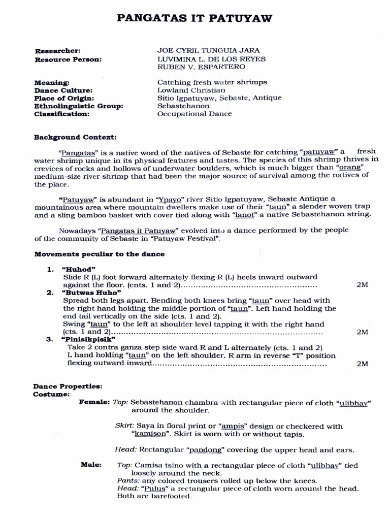 Pangatas It Patuyaw | PDF