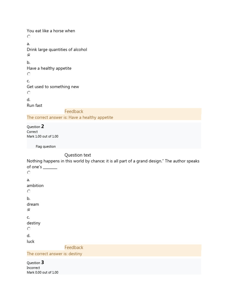 English (Let Review) | PDF