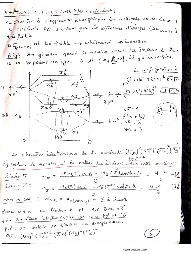 Correction Exo Chimie O.M | PDF