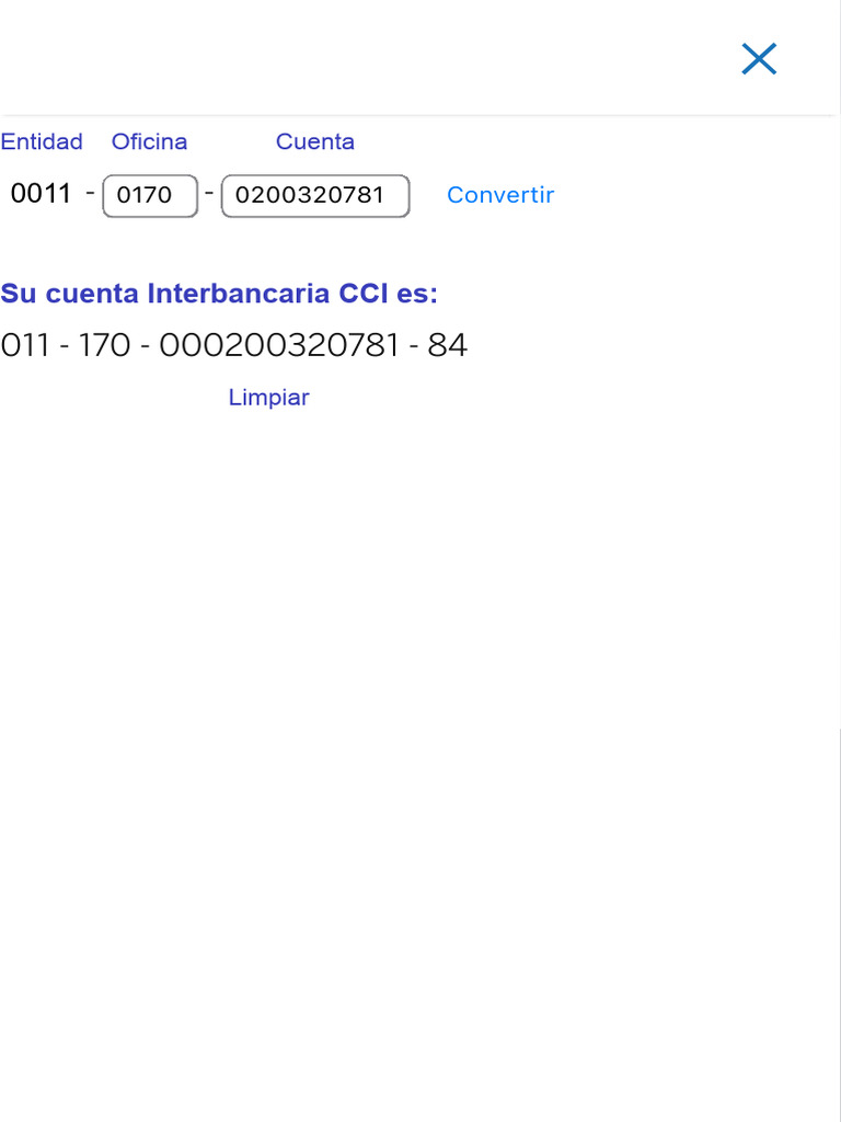 CCI Cuenta Interbancaria y Código SWIFT BBVA Perú | PDF