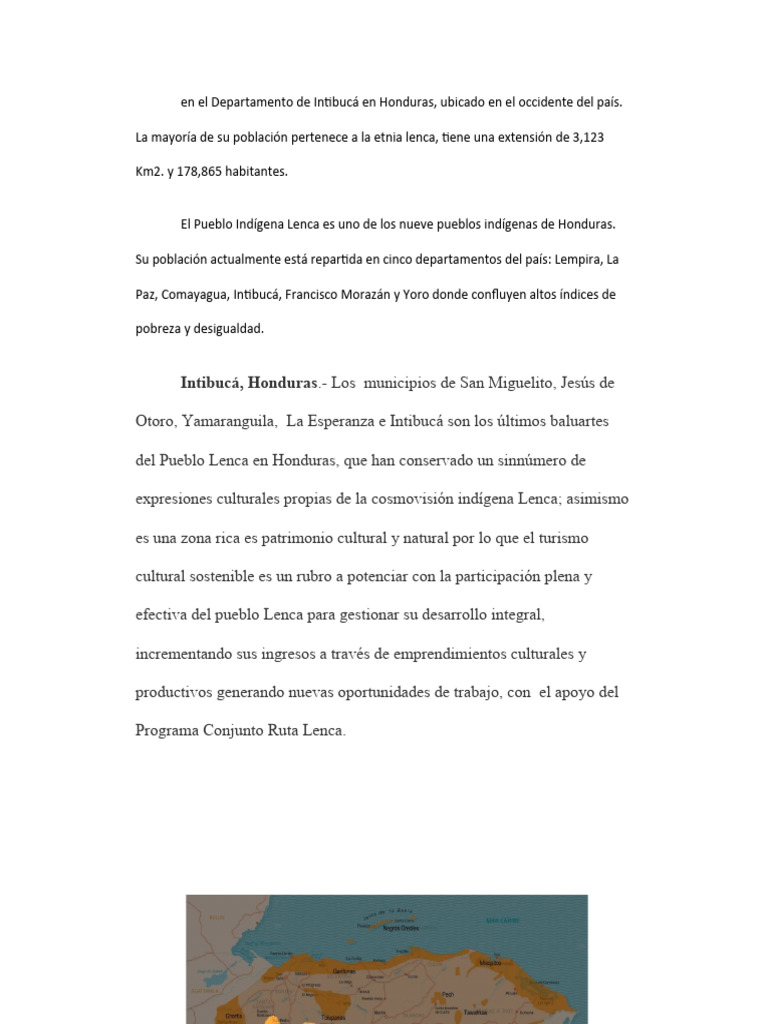 Ubicacion Geografica de Los Lenca | PDF | Ciencias sociales