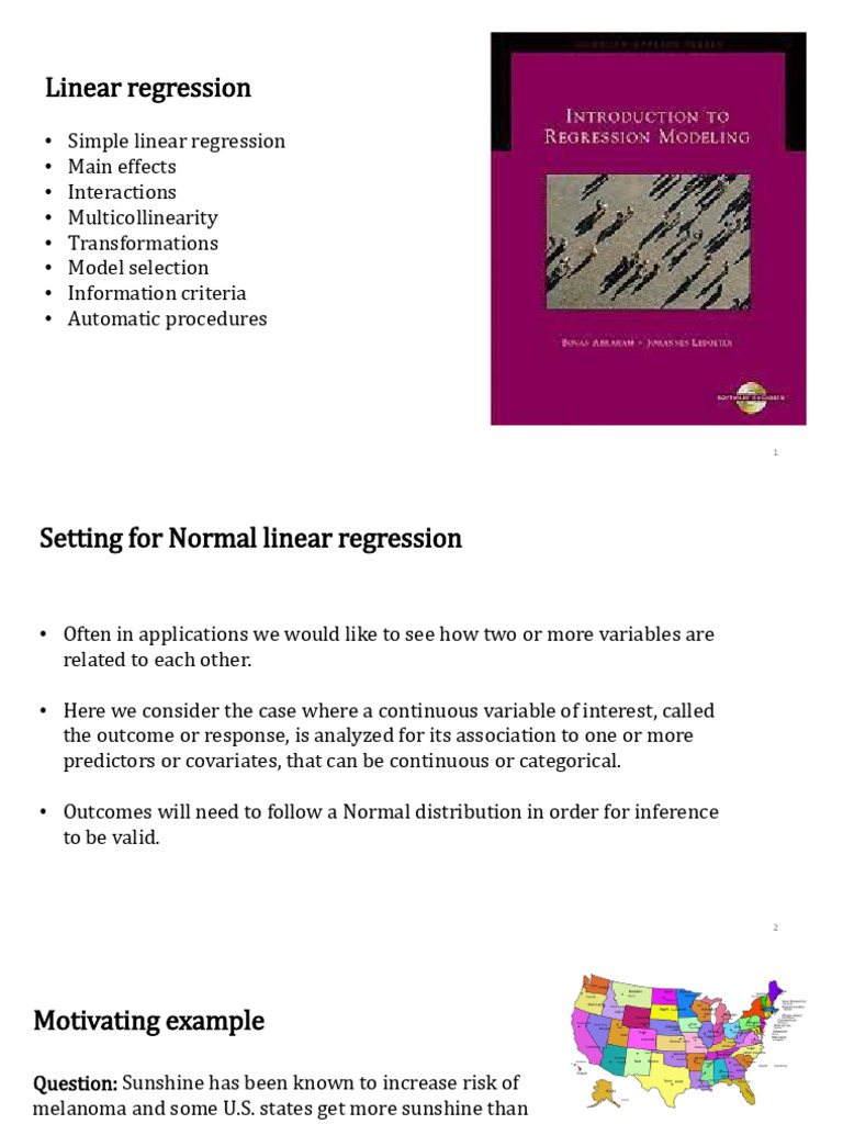 Lecture 3 Linear Regression | PDF