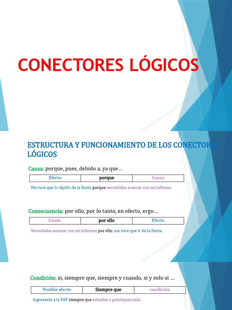 Conectores Lógicos | PDF