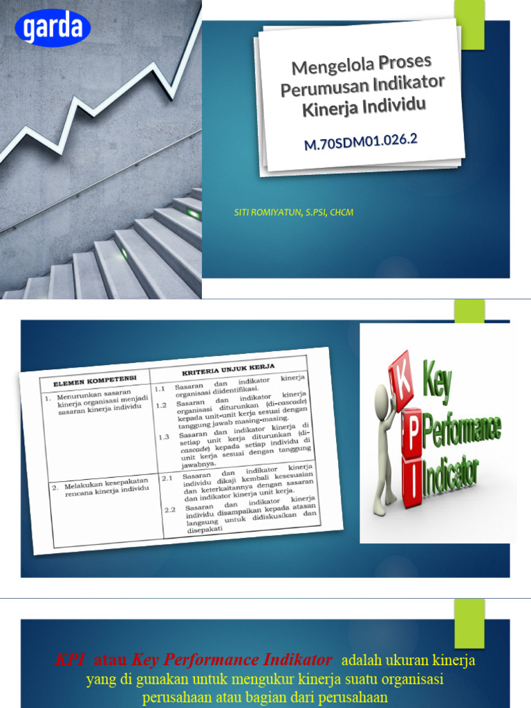 MENGELOLA PROSES PERUMUSAN INDIKATOR KINERJA INDIVIDU - Updated | PDF