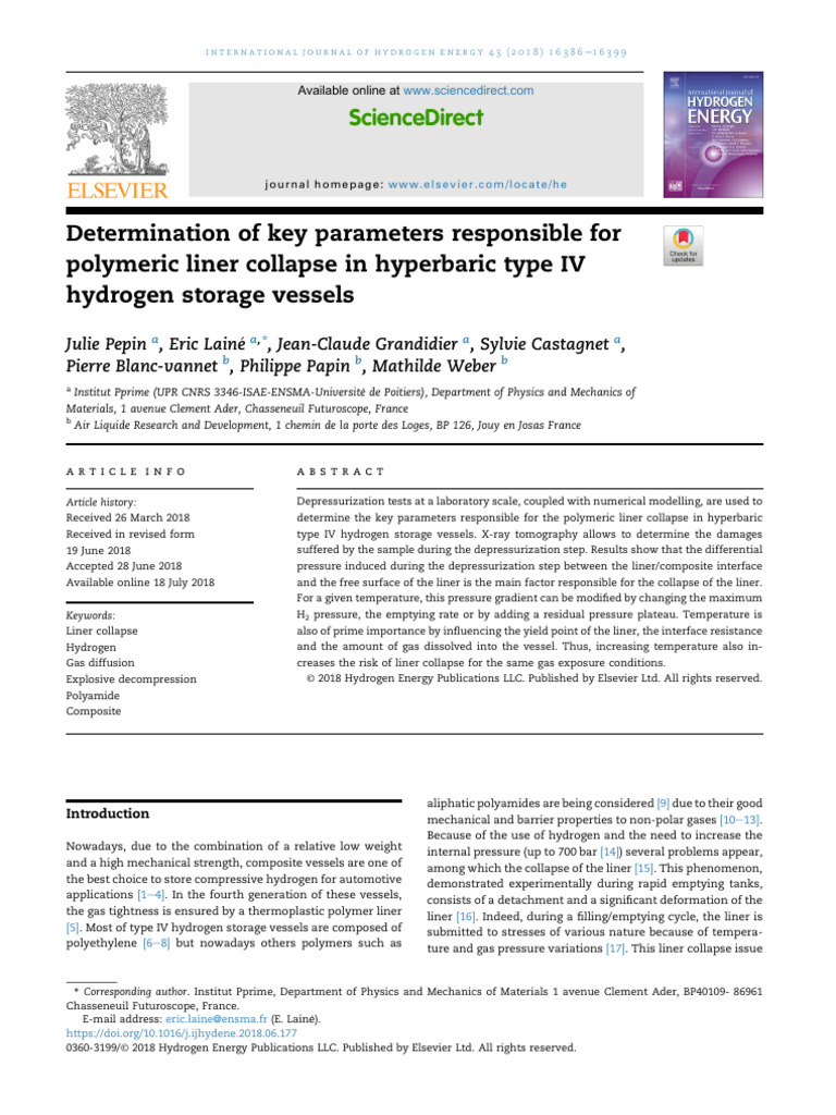 07 Determination of Key Parameters Responsible For Polymeric Liner ...