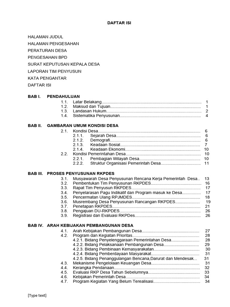 Daftar Isi | PDF | Pengelolaan Keuangan & Uang | Seni