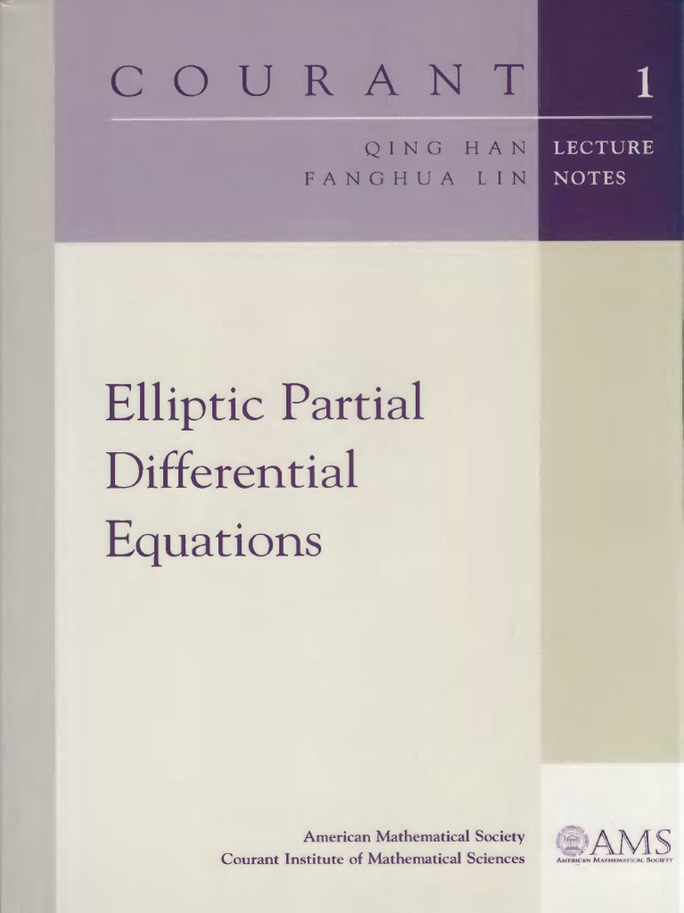 Elliptic PDEs for Math Students | PDF