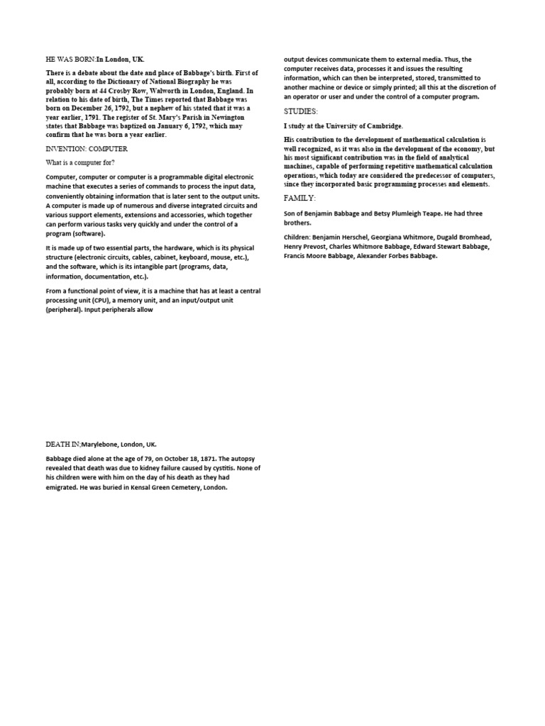 Trabajo Ingles | PDF | Manufactured Goods | Computer Science