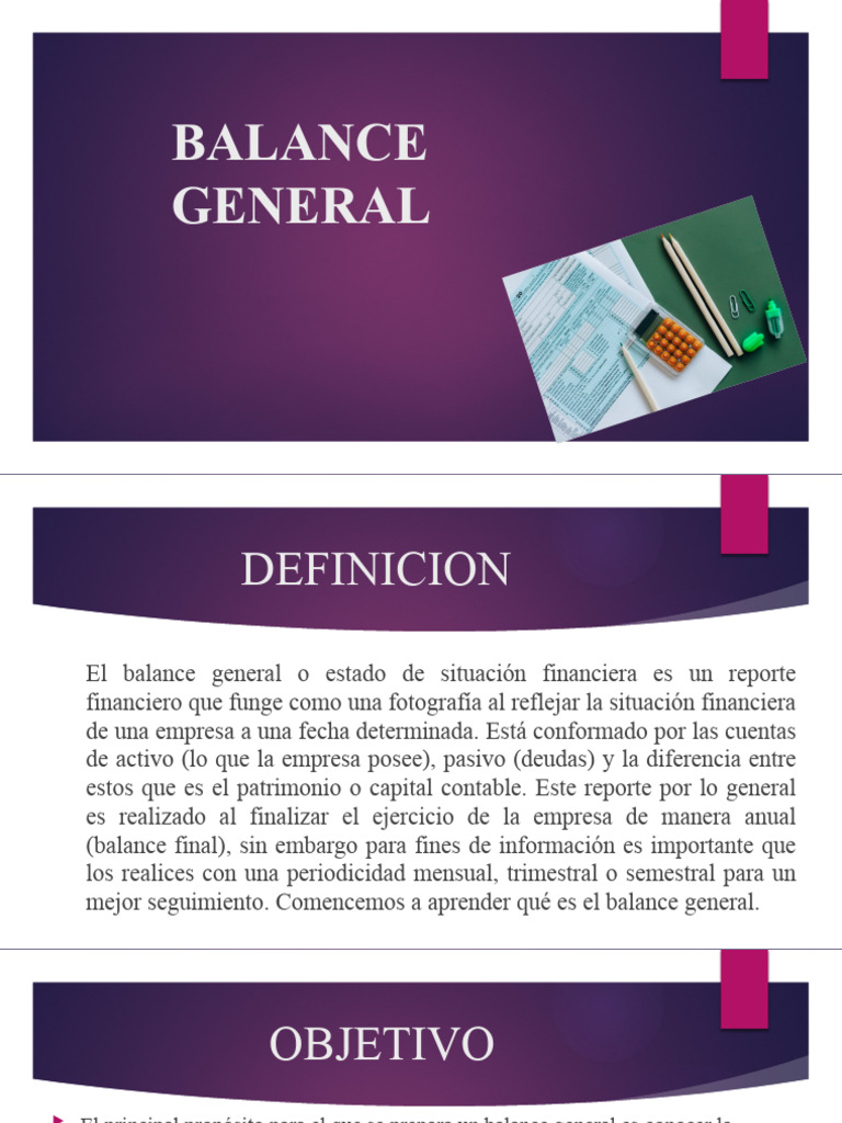 Balance General | PDF | Hoja de balance | Contabilidad