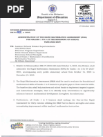 RMA Administration for Grades 1-3 2024 | PDF
