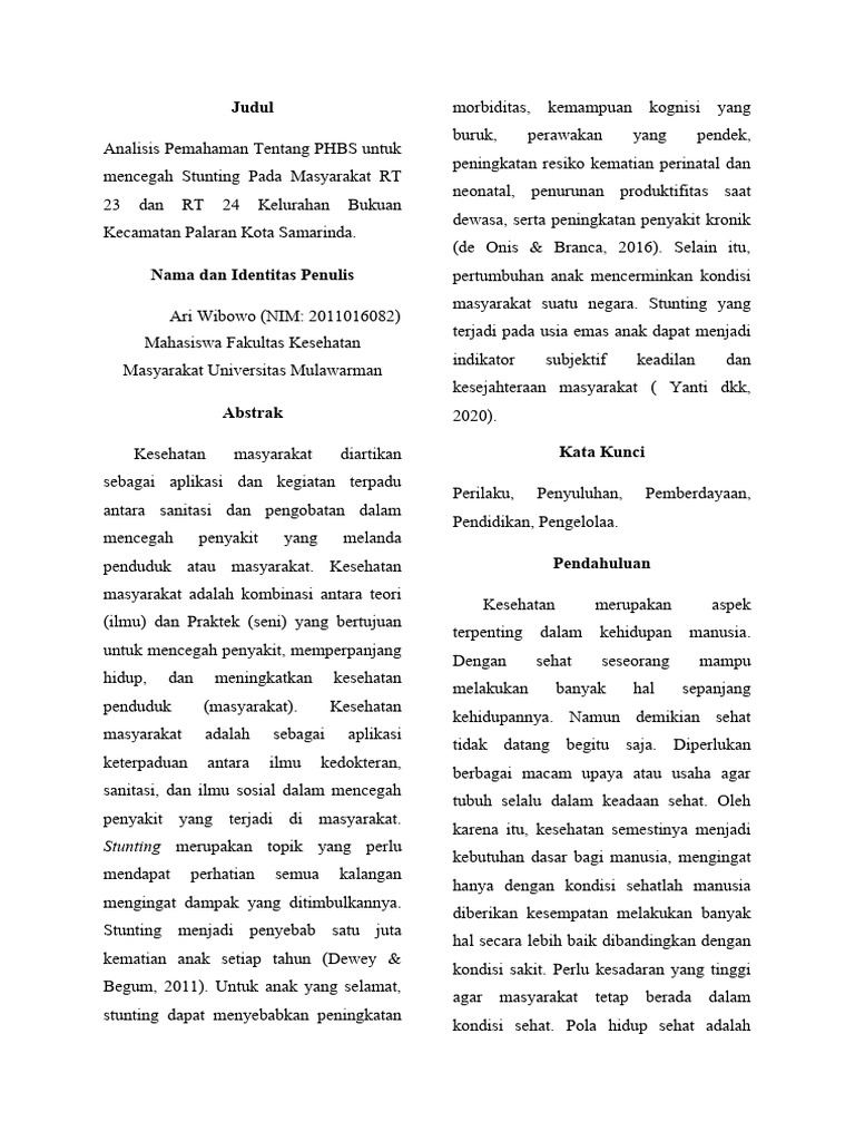 Tugas Jurnal Publikasi | PDF