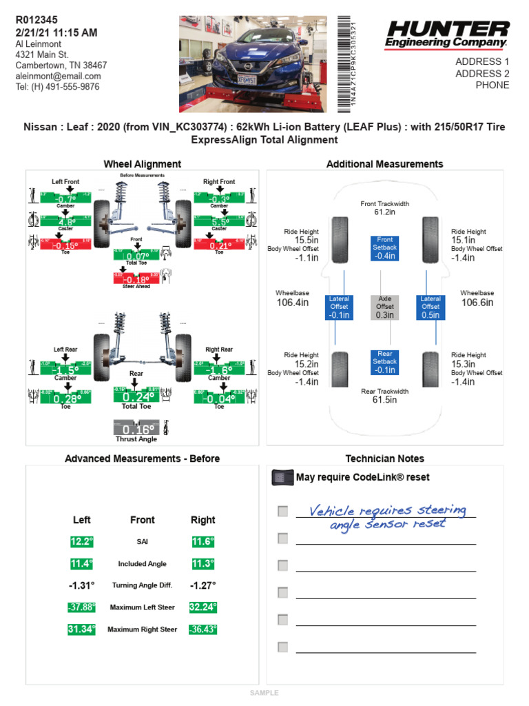 Collision Repair Alignment Printout | Download Free PDF | Car | Transport