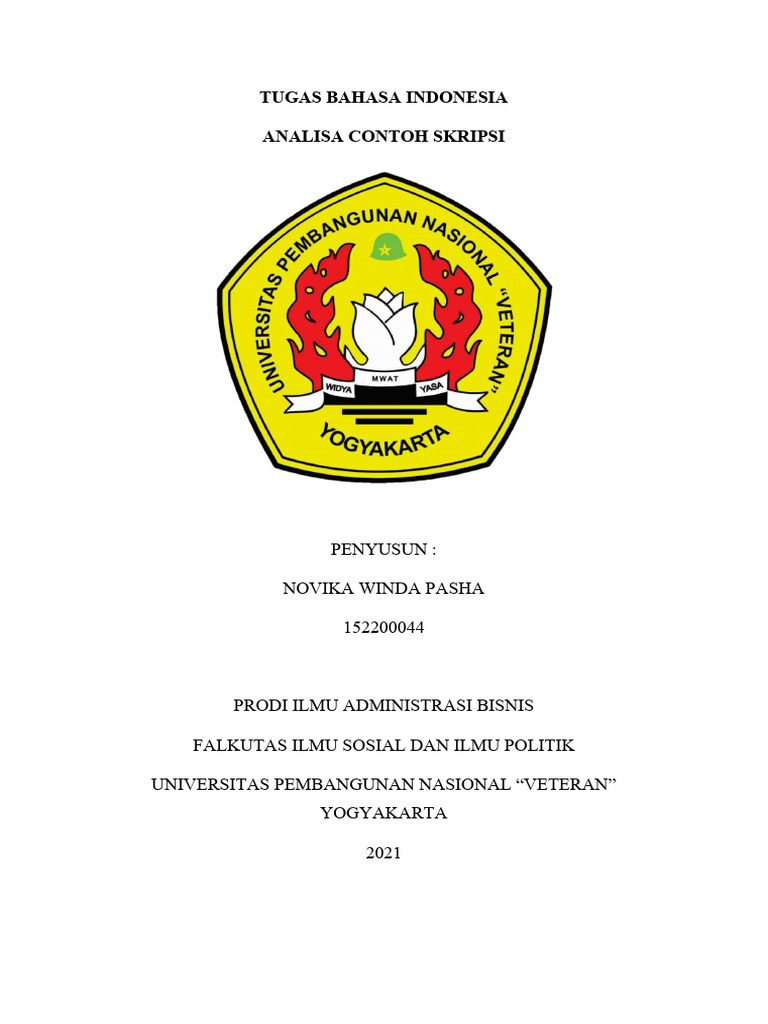 Novika Winda Pasha - 152200044 - Tugas Presentasi Video | PDF