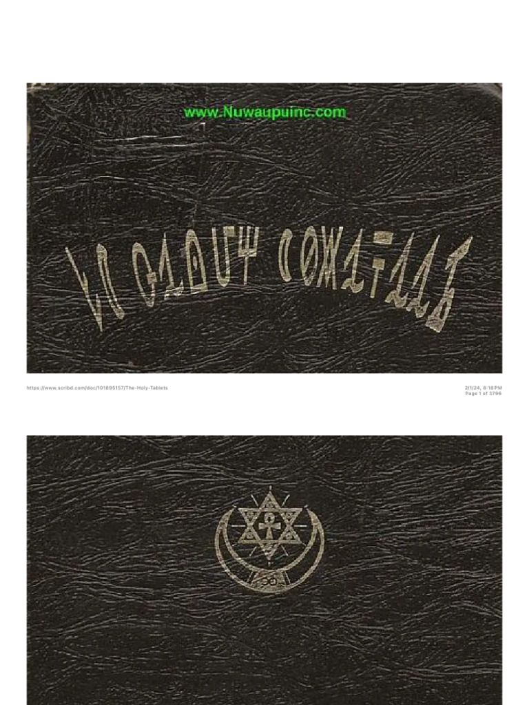 The Holy Tablets - PDF | PDF