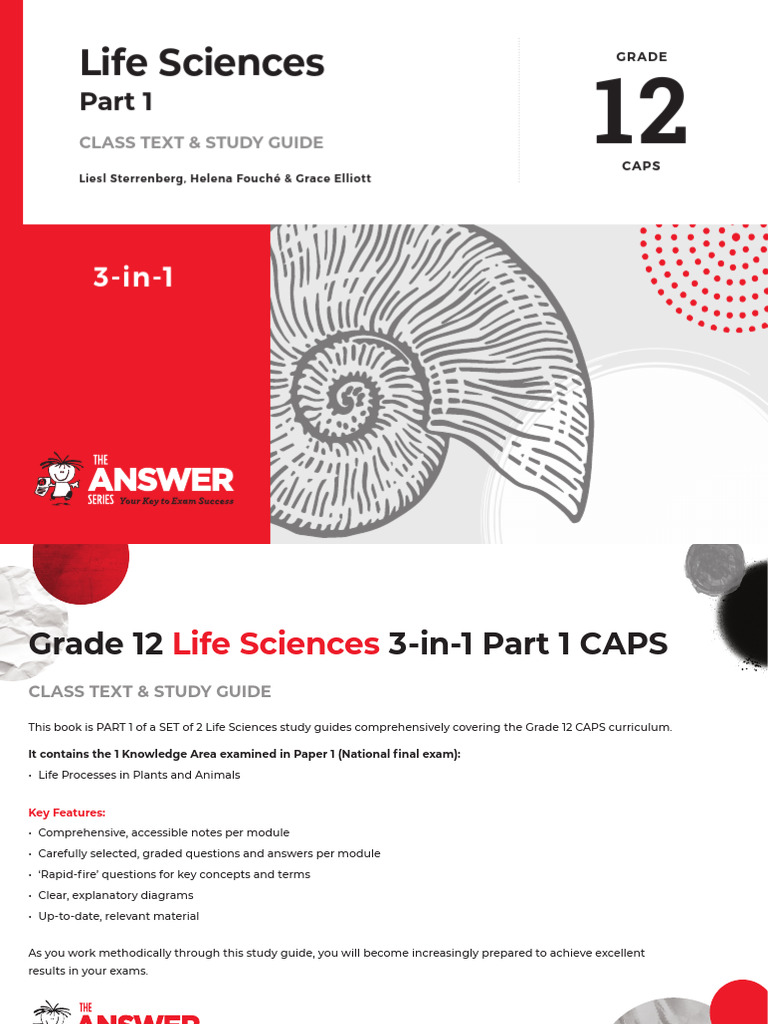 GR 12 Life Sciences Part 1 CAPS 3 in 1 Extracts | PDF
