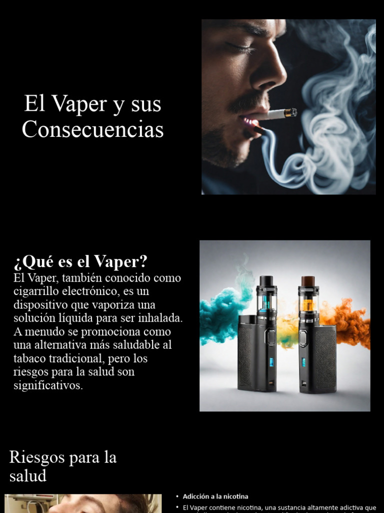 El Vaper y sus Consecuencias | PDF