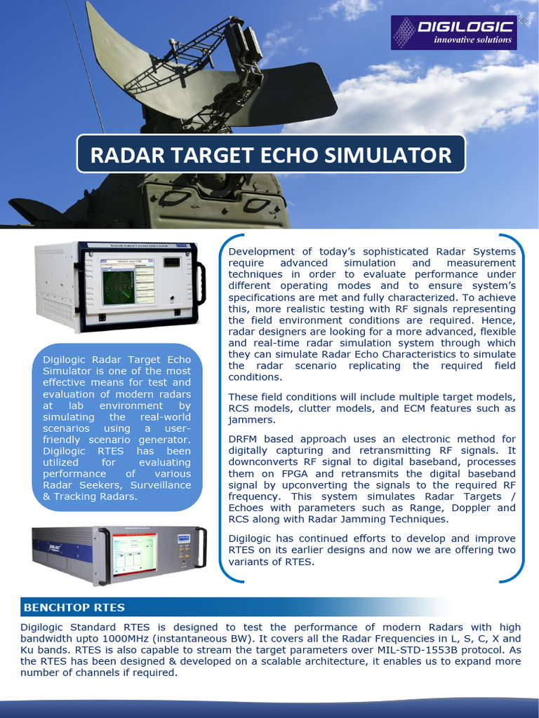 RTES | PDF | Radar | Simulation