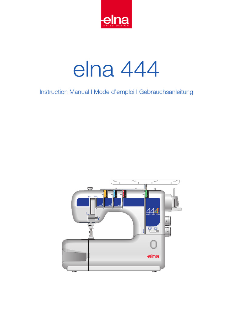 Elna 444 Sewing Machine Instruction Manual | PDF Elna 444 Sewing Machine Instruction Manual | PDF