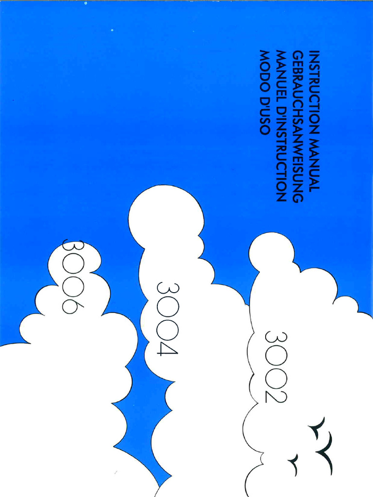 Elna 3002/3004/3006 Sewing Machine Instruction Manual | PDF