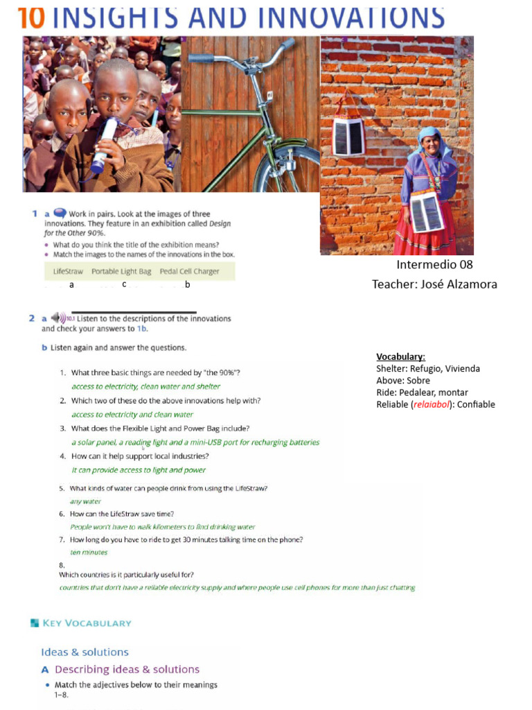 Intermedio 8 ICPNA | PDF