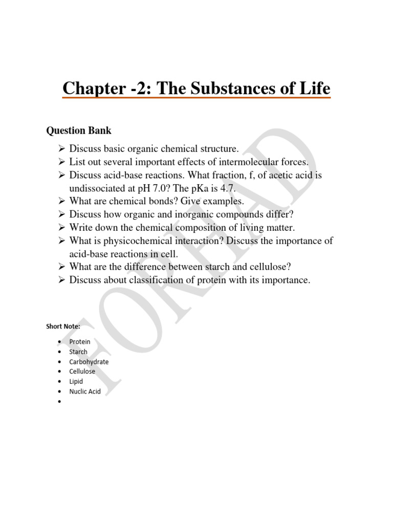 Biological Environment C2 | PDF