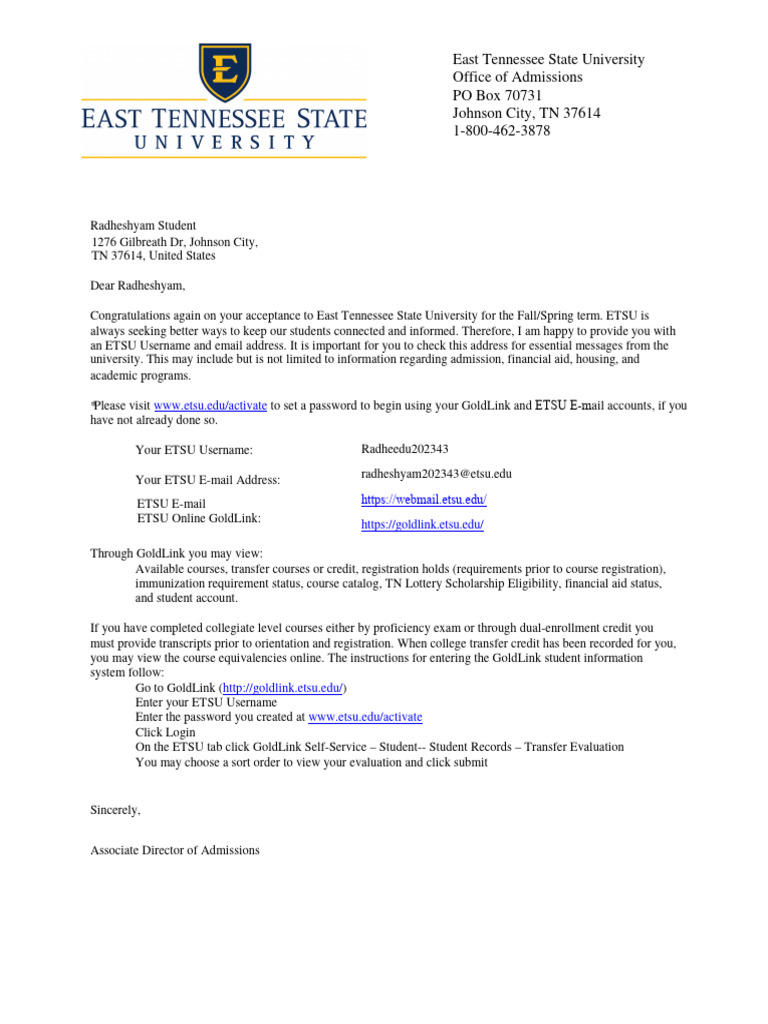 Acceptanceletter | PDF