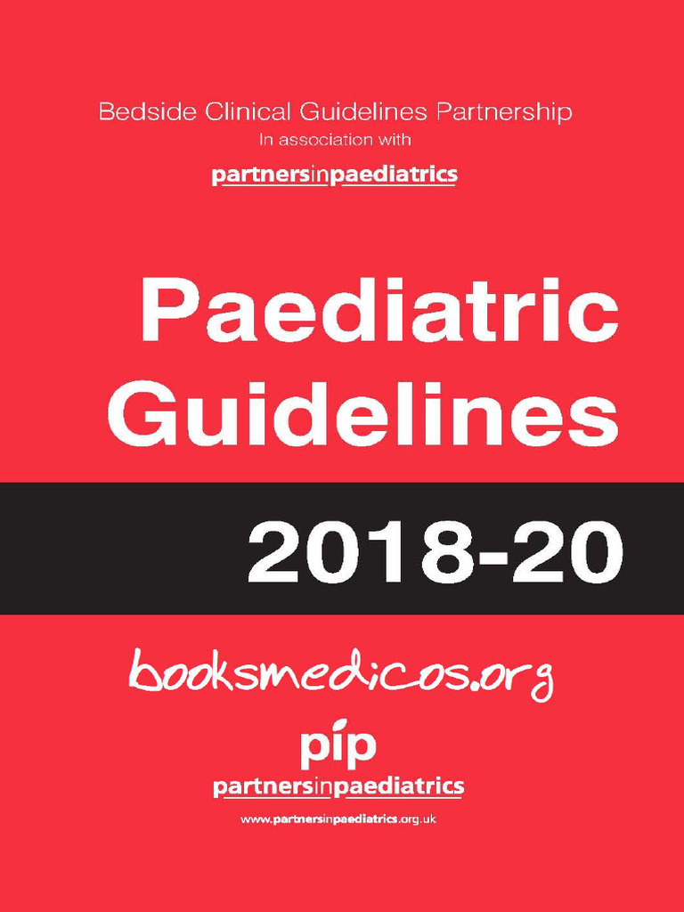 Paediatrics Guidelines 2018-20 | PDF