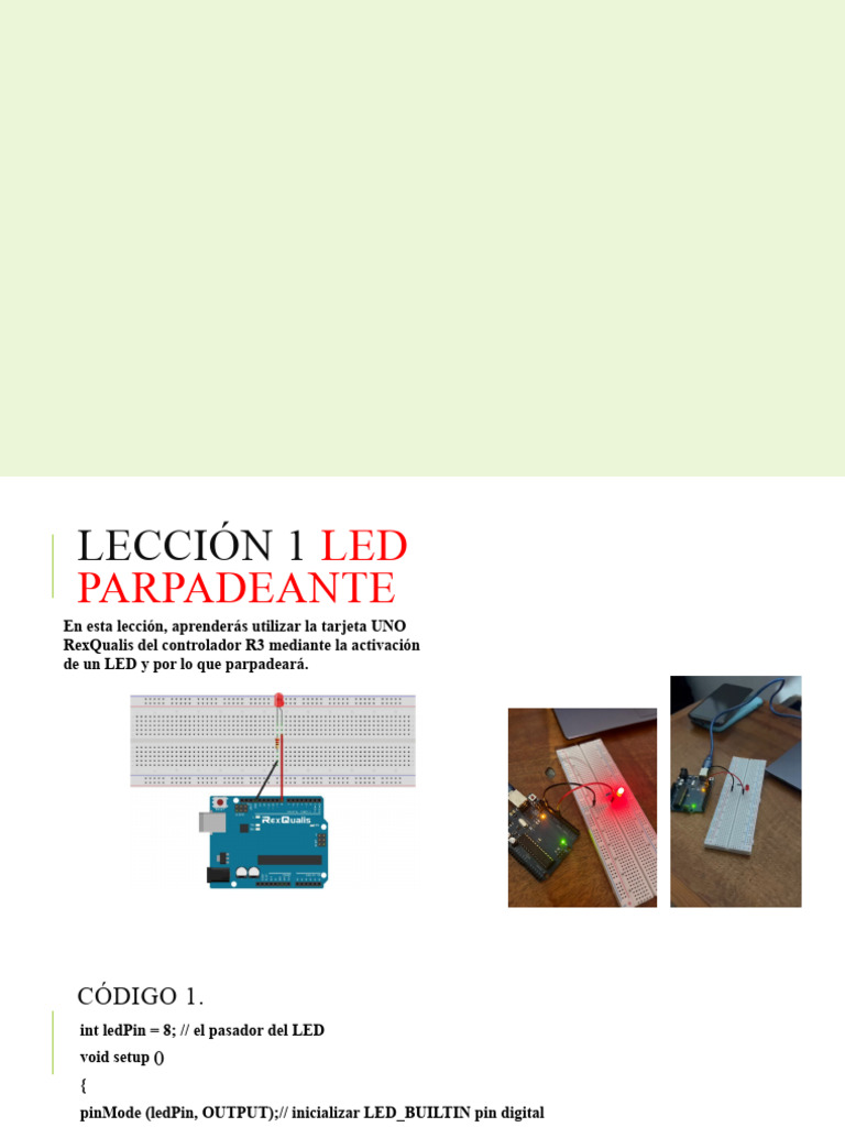 Arduino Pdf Arduino Diodo Emisor De Luz
