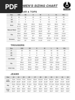 Snickers Size Chart EN | PDF