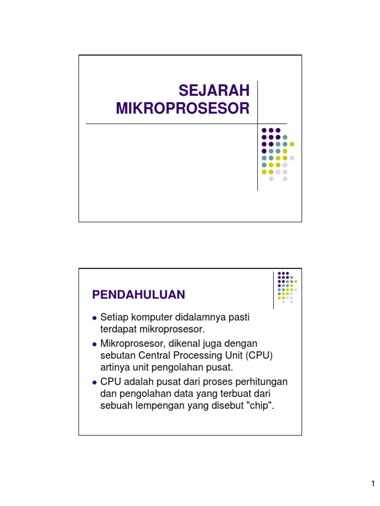 The Evolution of Microprocessors | PDF