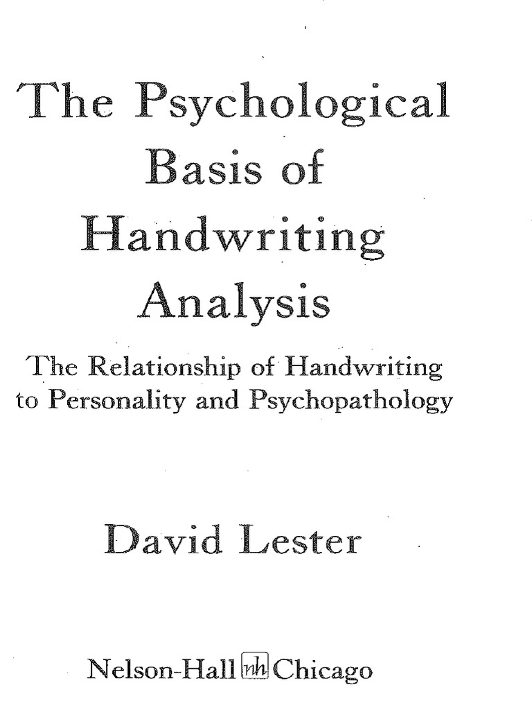 Handwriting Psychology | PDF