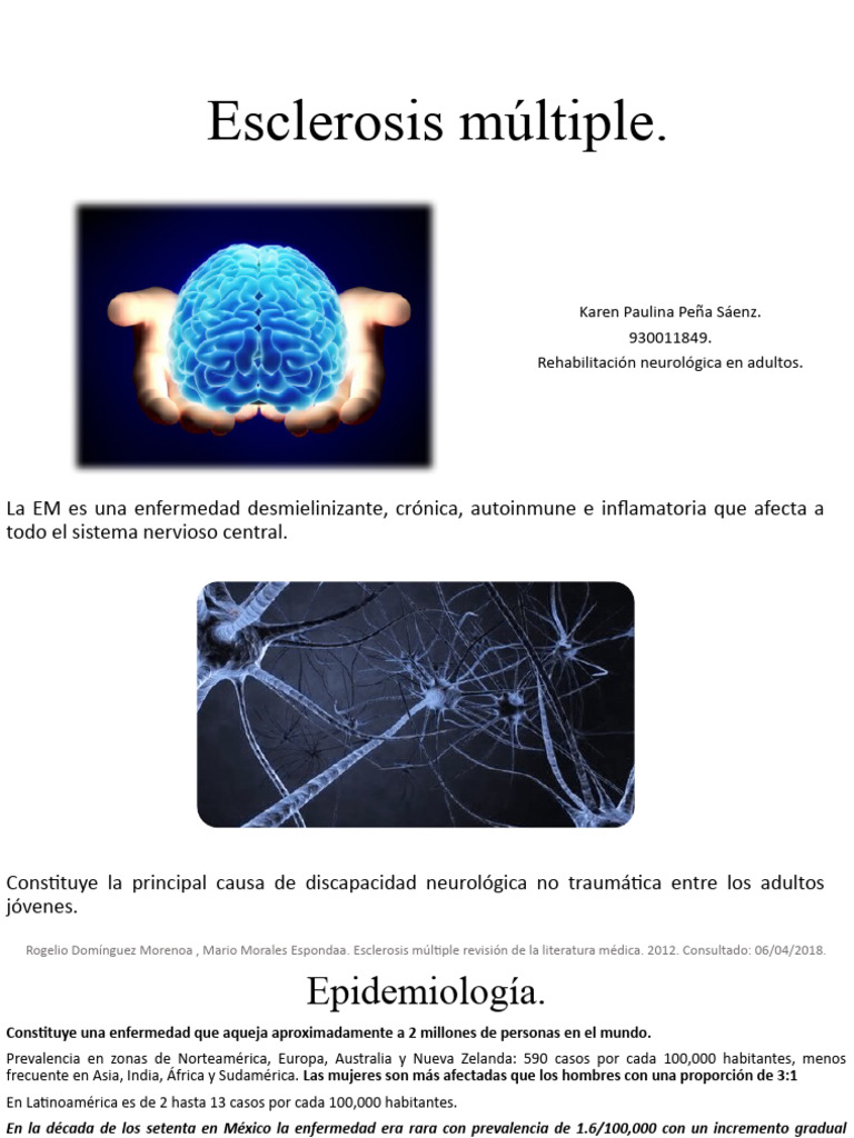 Esclerosis Múltiple | PDF