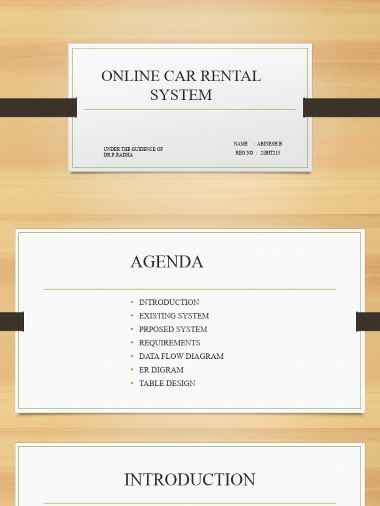 ABINESH - Final Car Rental System | PDF